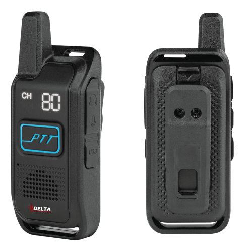 Delta Mini Commercial/UHF Portable Two-way Radio | Radio Industries ...